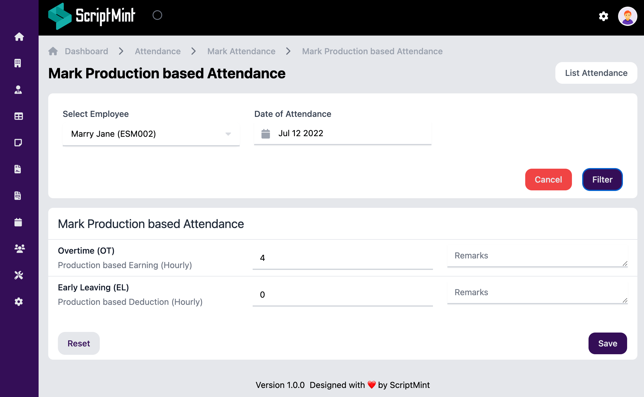Lite HRM - Advance HRM Solution for Leave, Attendance, Payroll & Task by ScriptMint